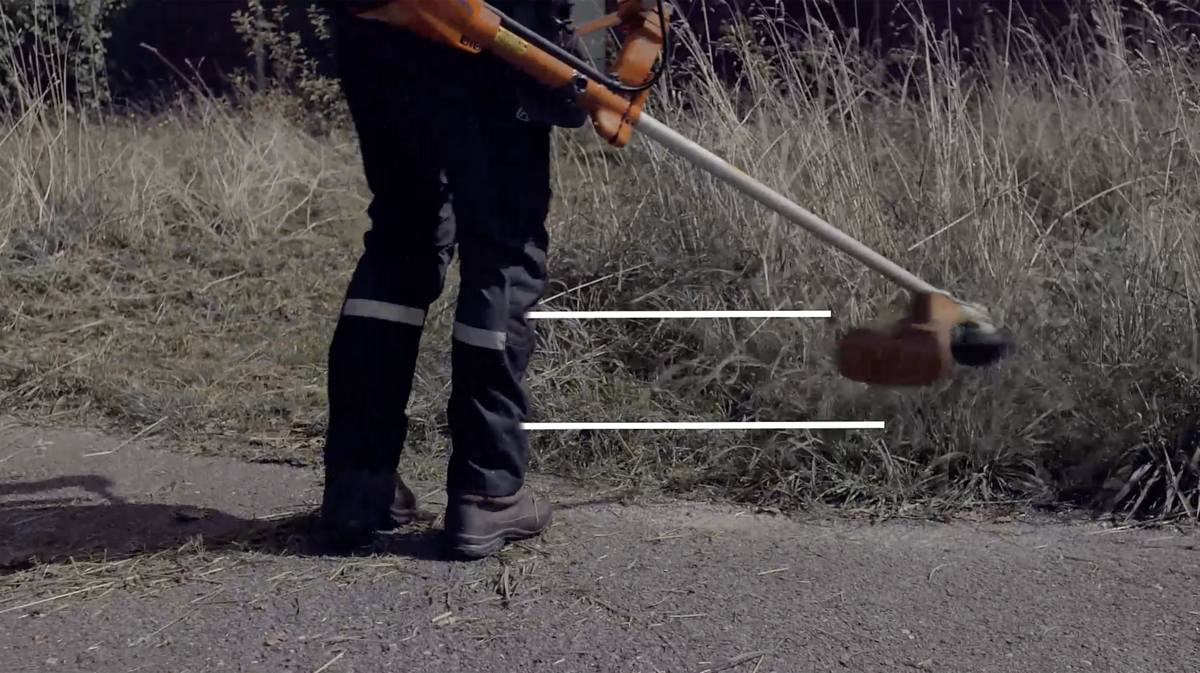 Husqvarna: How to use Brushcutter in high grass | Hunt Forest Group